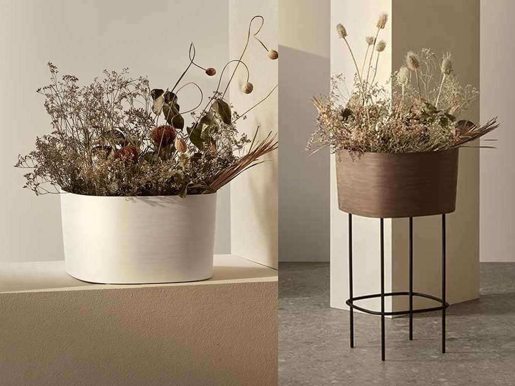 Low square planter - plastic square pots - Rodi