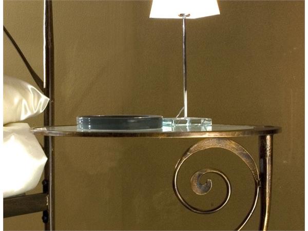 wrought iron bedside table Galle' 2