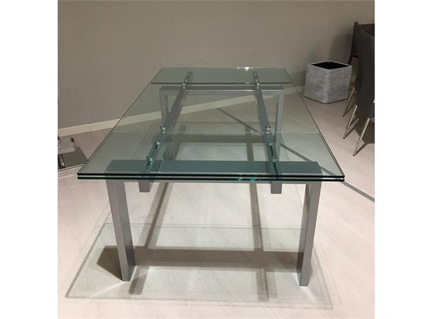 Extending table Glass Metallo