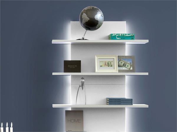 backlit modular bookshelf Equal