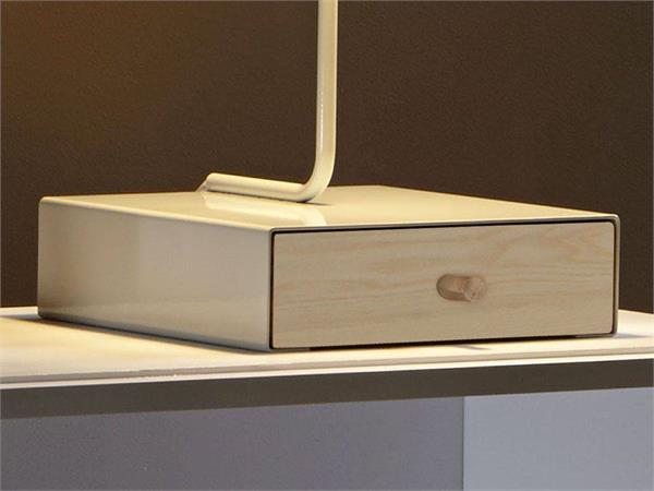 LED table lamp with drawer INBOX