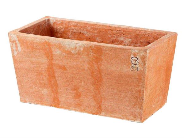 Rectangular terracotta box Moderne
