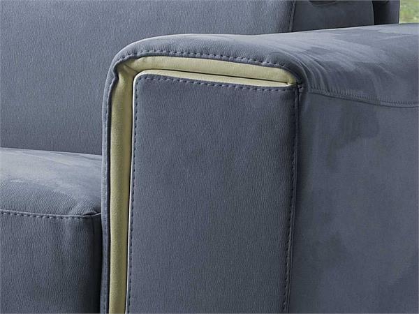 Divano letto moderno con braccioli - Frank
