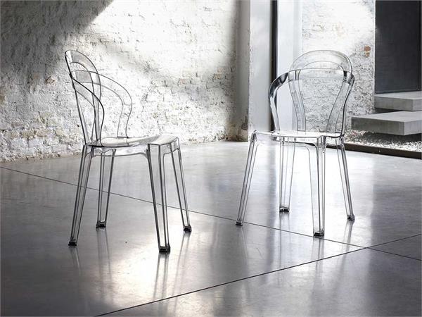 Clear plastic chair - Neoliberty - Titì