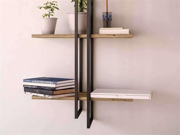 Modular book shelf - corner bookcase - Shell