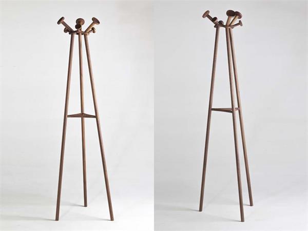 Wood coat rack - coat hanger stand - Bohemian