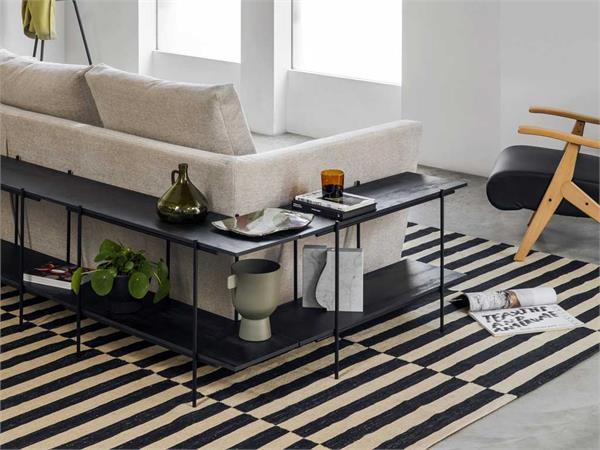 Libreria bassa legno - libreria retrodivano - Biplano