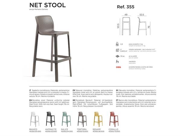 Sgabelli colorati - Net Stool