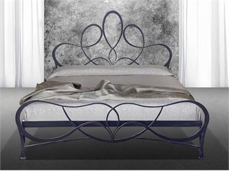 Rod iron double bed price store